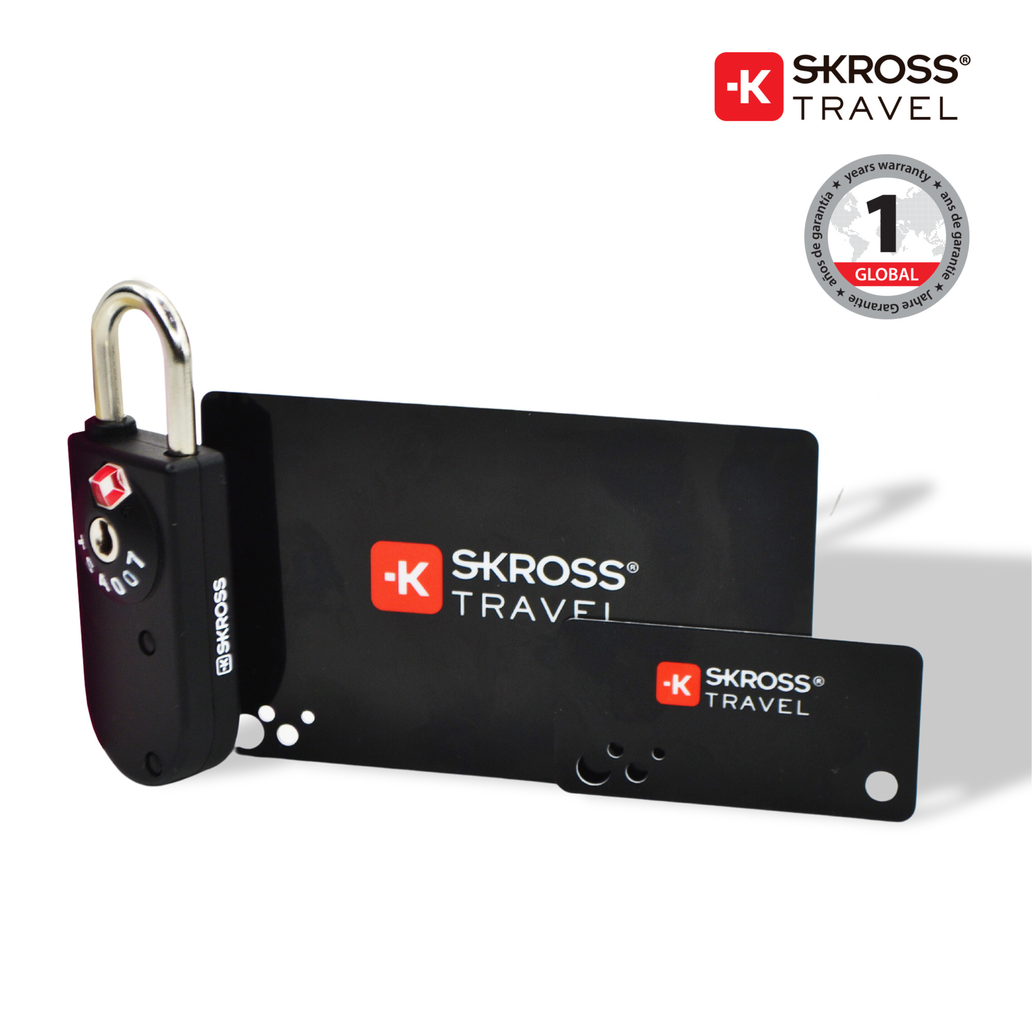 SKROSS Travel - TSA Lock Gift Set with 2 Card Keys - TSA-approved ...